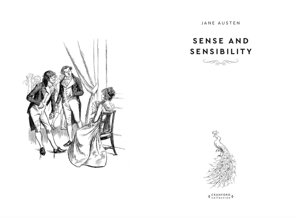 Classic Novels l Jane Austen - Sense and Sensibility l Sprayed Edges